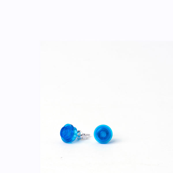 transparent blue small round LEGO® studs – agabag